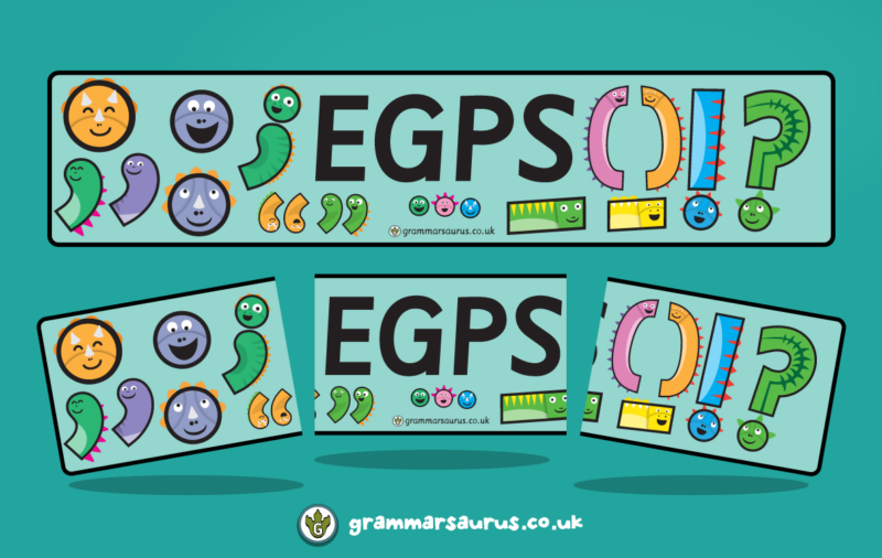 EGPS Banner (7 Colours) - Grammarsaurus