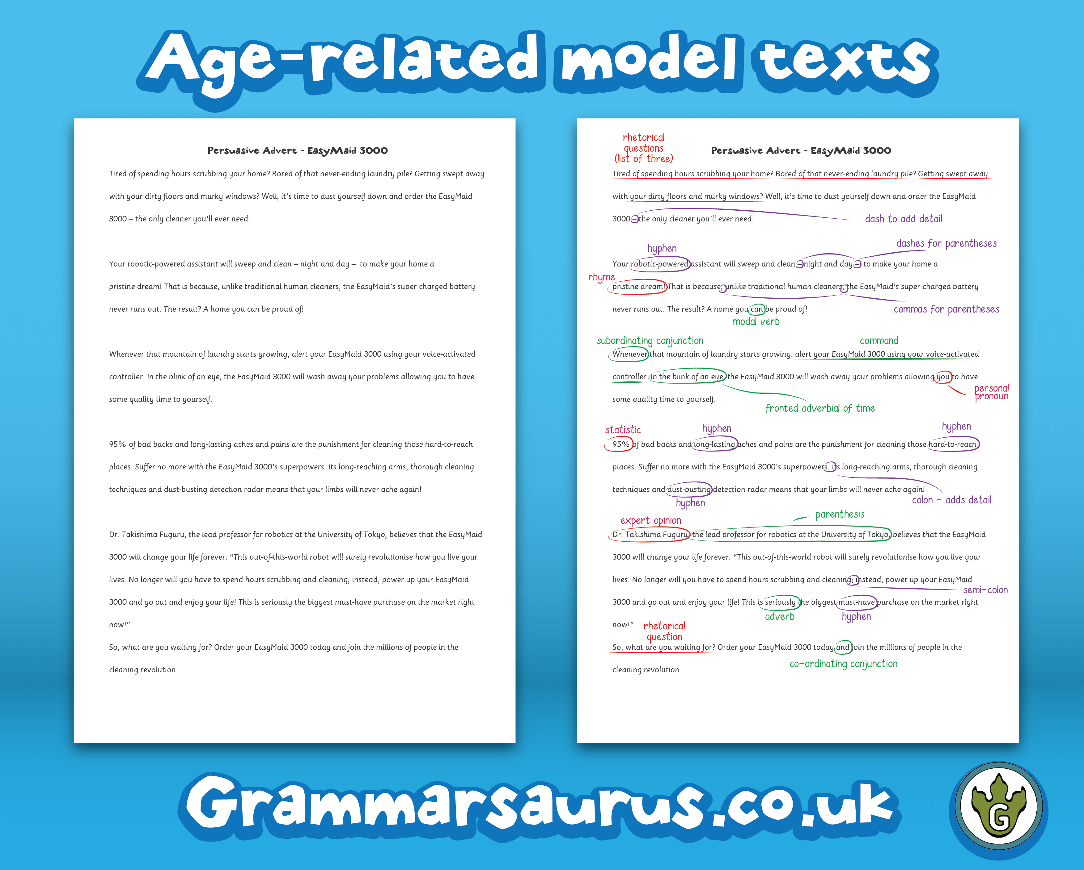 KS2 Model Texts Archives Page 2 Of 2 Grammarsaurus KS2 Model Texts Archives Page 2 Of 2 Grammarsaurus