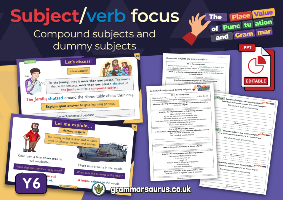 Y6 PVPG Unit - Page 2 of 2 - Grammarsaurus