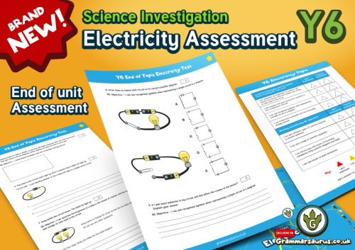 Year 6 Electricity - Grammarsaurus