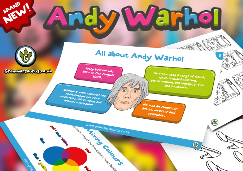 KS2 Art - Andy Warhol - Resource Pack - Grammarsaurus