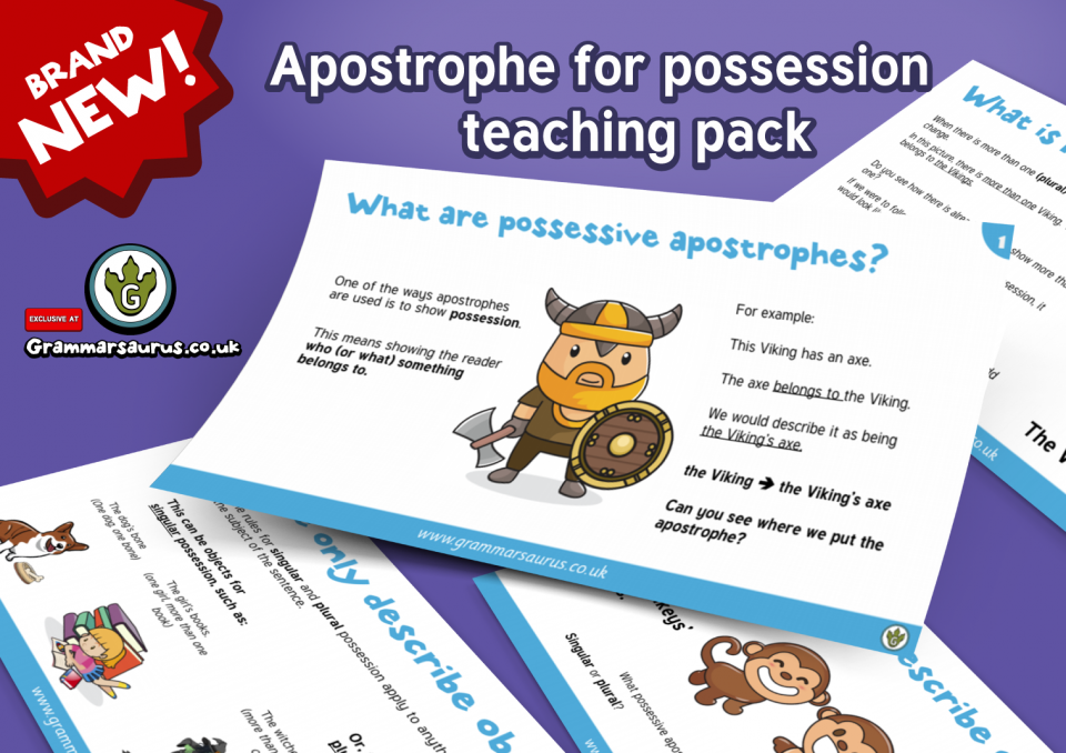 Apostrophe For Possession _ Why do we use apostrophes to show ...