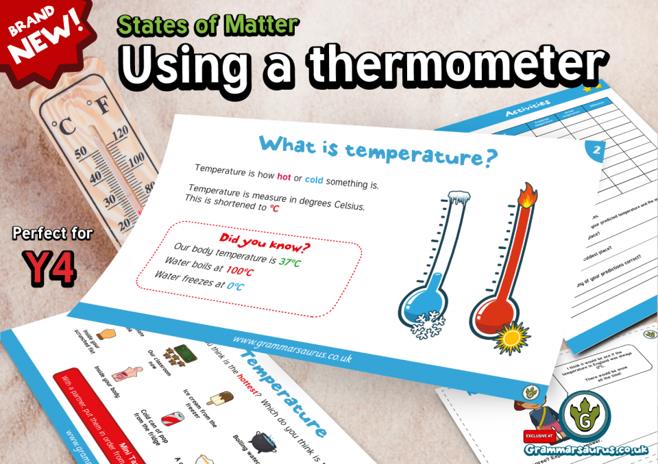 Year 4 Science - States of Matter - Using a Thermometer - Lesson 3 ...