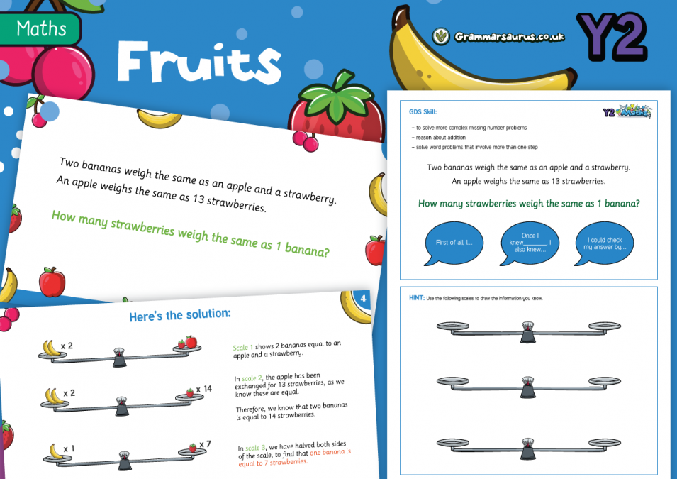 Fruits - Grammarsaurus