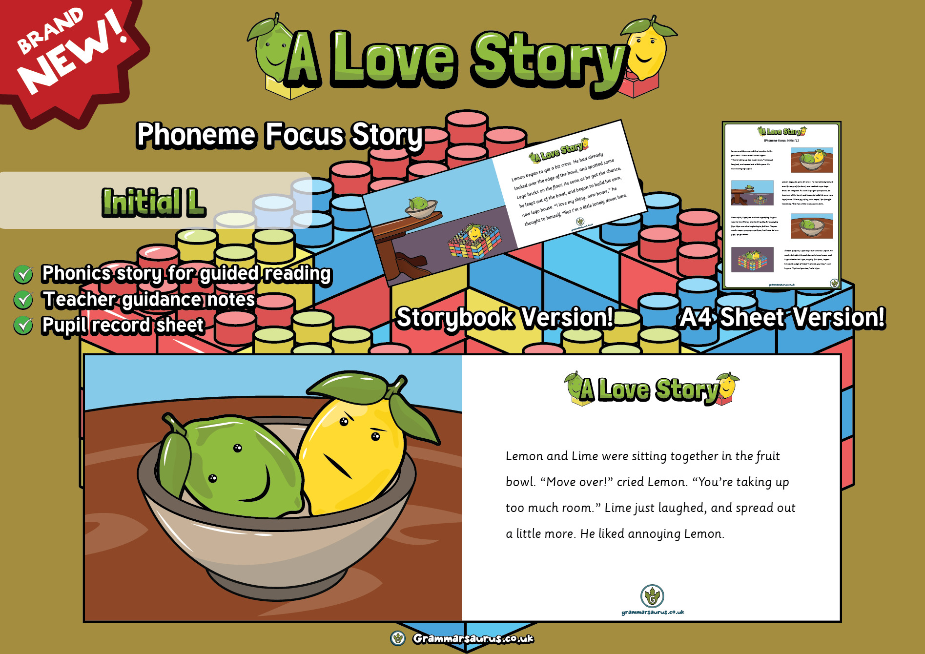 Phoneme focus initial L - Grammarsaurus