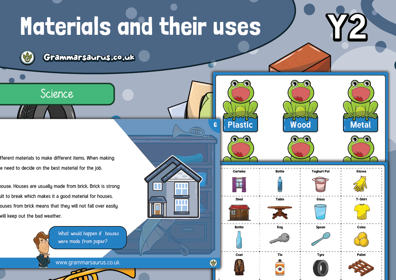 Year 2 Science - Materials - Objects and their Materials - Lesson 2 ...