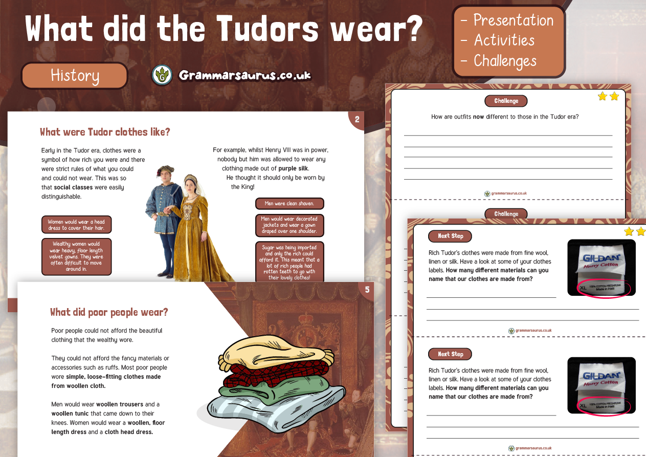 Tudor Lesson 5 - Grammarsaurus