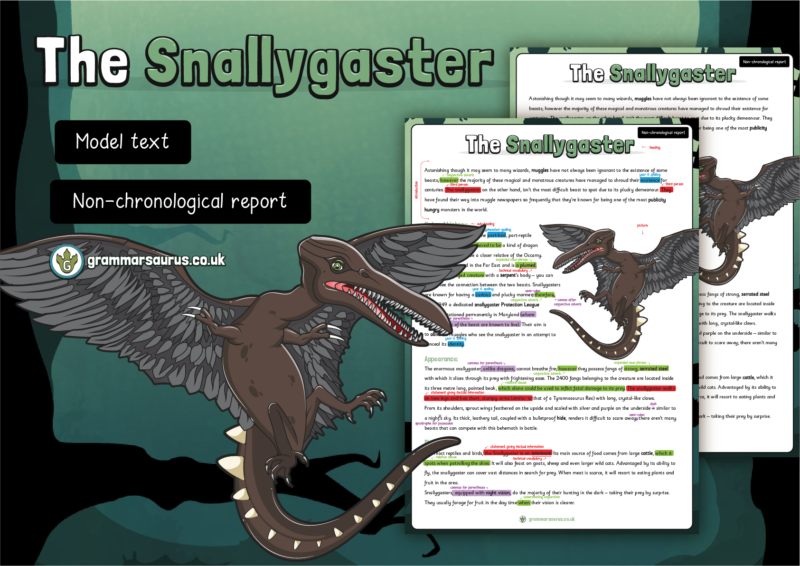 Year 6 Model Text - Non-Chronological Report - The Snallygaster ...