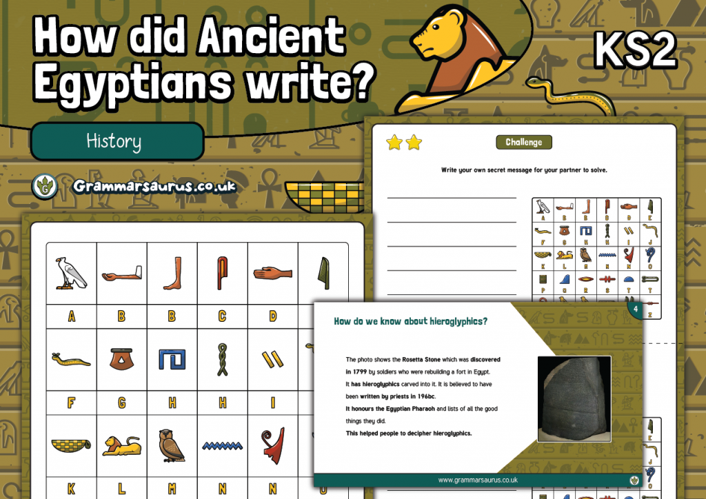 KS2 - Ancient Egypt Knowledge Organiser - Grammarsaurus