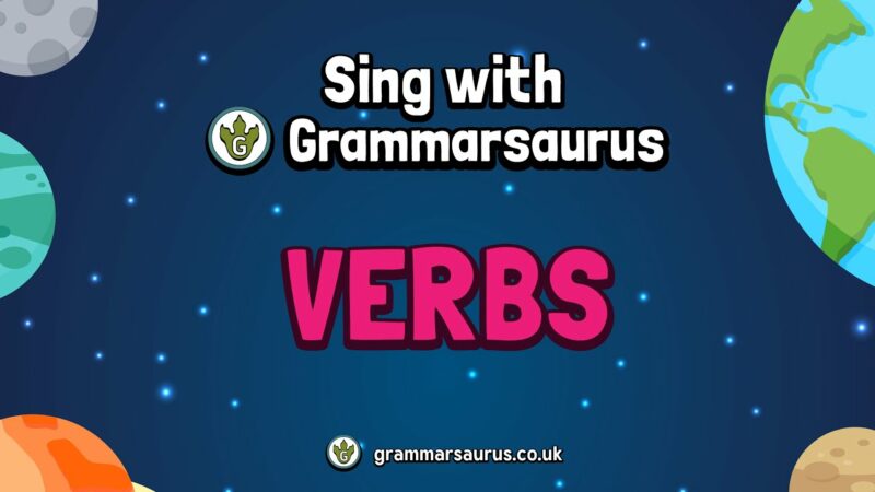 Sing with Grammarsaurus - Verbs - Grammarsaurus