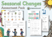 Year 1 Science - Seasonal Changes - Assessment Pack - Grammarsaurus
