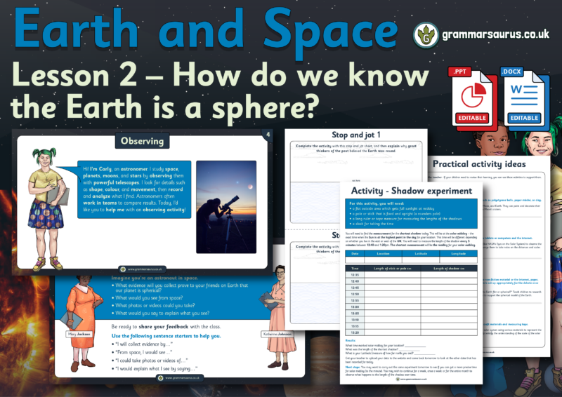 Year 5 Science - Earth and Space - How do we know the Earth is a sphere ...