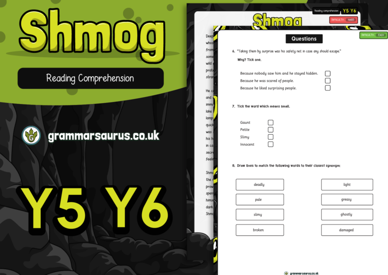 Shmog Ad - Grammarsaurus