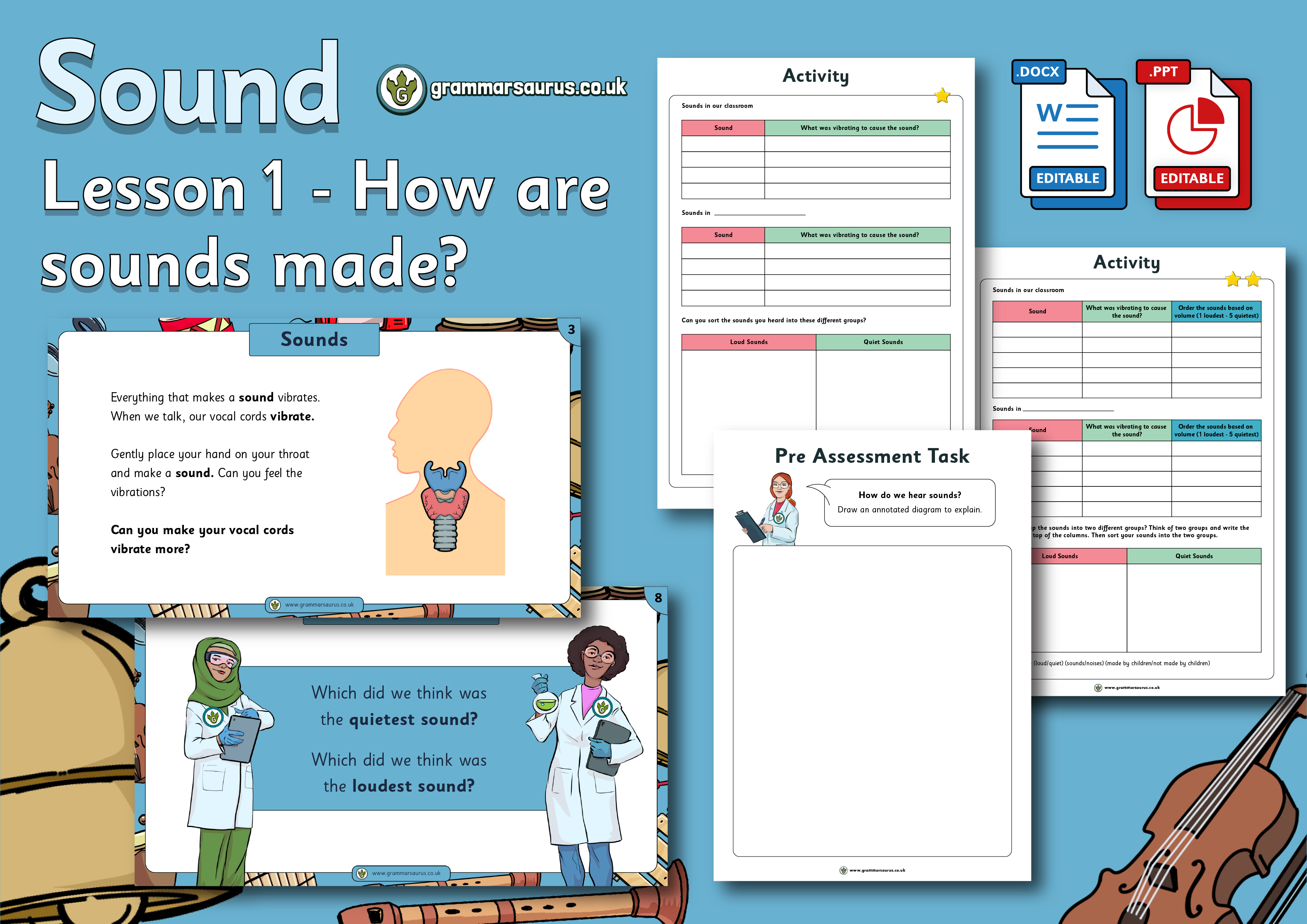 Year 3 Science - Forces and Magnets - Assessment Pack - Grammarsaurus