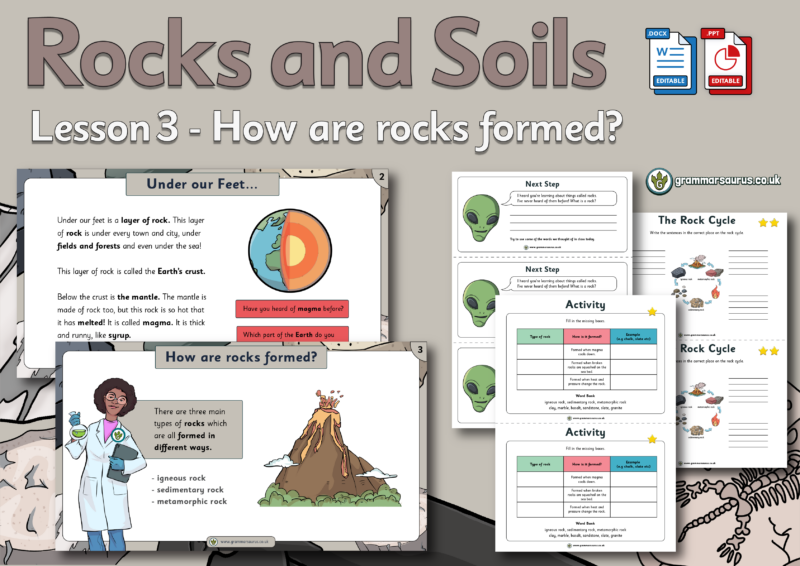 Year 3 Science -Rocks and Soils - How are rocks formed? Lesson 3 ...