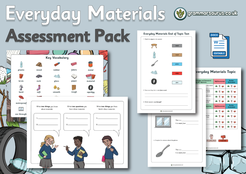 Year 1 Science Materials - Grammarsaurus