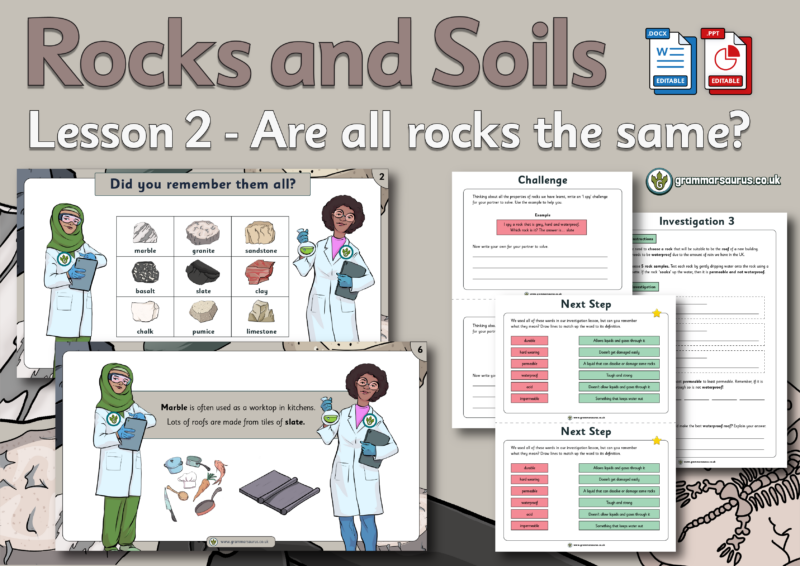 Year 3 Science - Rocks and Soils - Are all rocks the same? Lesson 2 ...