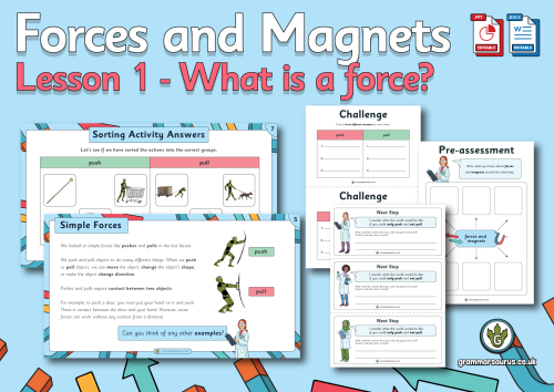 Year 3 Science - Forces and Magnets - What is a force? Lesson 1 ...