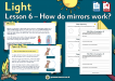 Year 6 Science - Light - How do mirrors work? Lesson 6 - Grammarsaurus