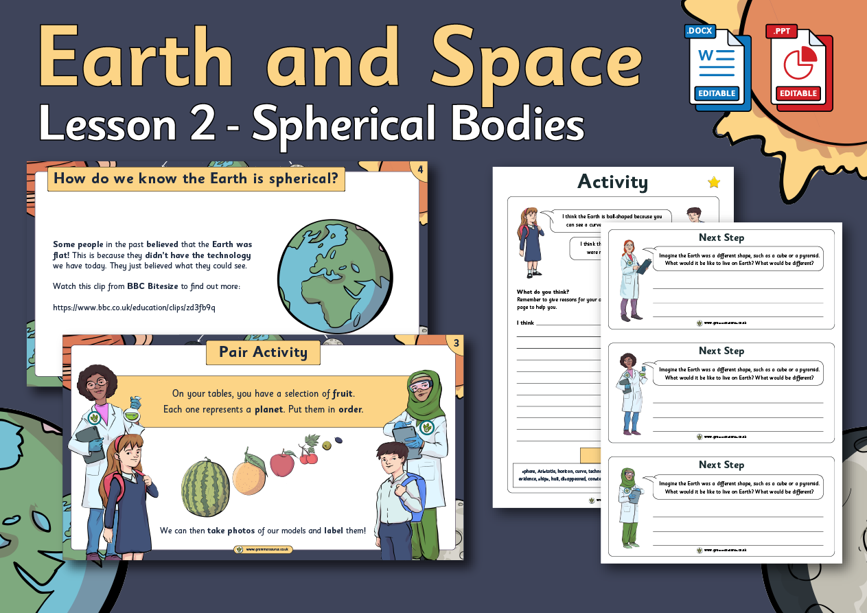 Year 5 Science - Earth and Space - Spherical Bodies - Lesson 2 ...