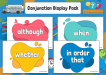 AWHITEBUS Conjunction Display Pack - Grammarsaurus