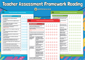 Year 6 Teacher Assessment Framework Checklist - Reading - Grammarsaurus