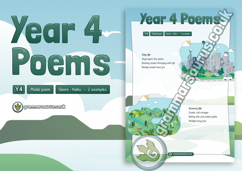 Year 3 Poetry Pack - Rainforest Animals - Grammarsaurus