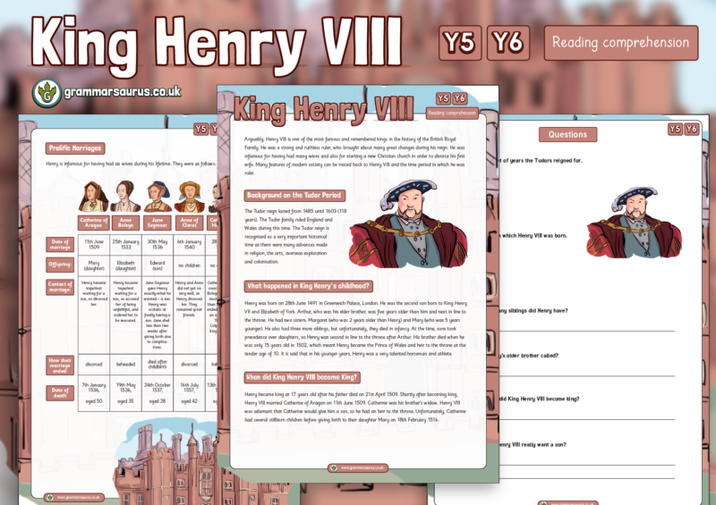 Henry Ad 5-6 - Grammarsaurus