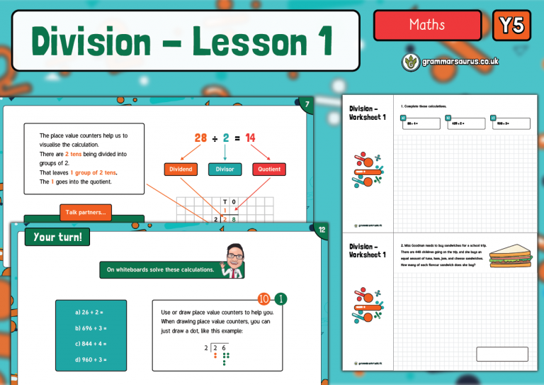Year 5 Division - What do you know about Division?- Lesson 1 ...