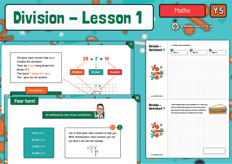 Year 5 Division - What do you know about Division?- Lesson 1 ...