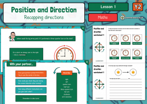 Year 2 Geometry - Position and Direction - Lesson 1 - Grammarsaurus