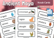 History Display Vocab Cards - Ancient Maya - Grammarsaurus