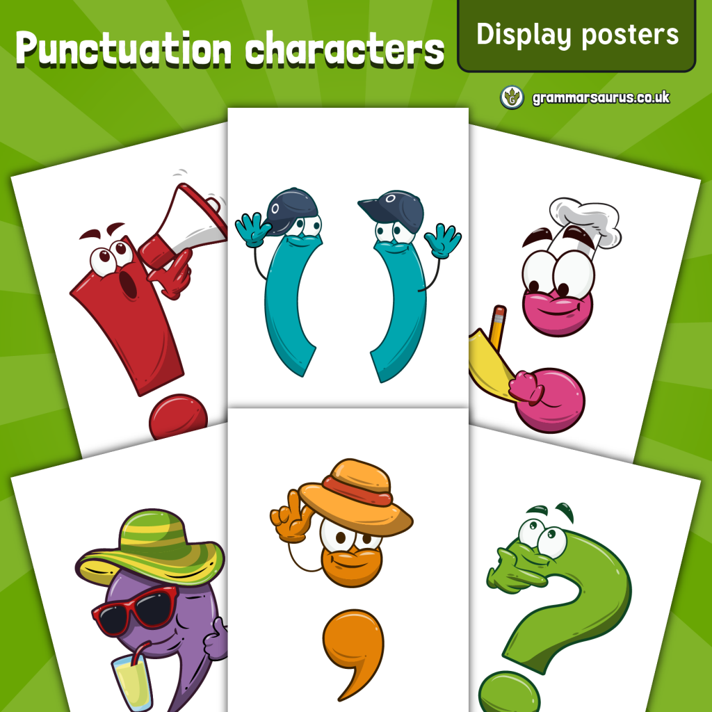Punctuation Posters AD 2 - Grammarsaurus