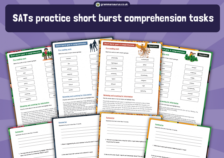 Short Burst AD - Grammarsaurus