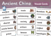 History - Editable Ancient China Vocab Cards - Grammarsaurus