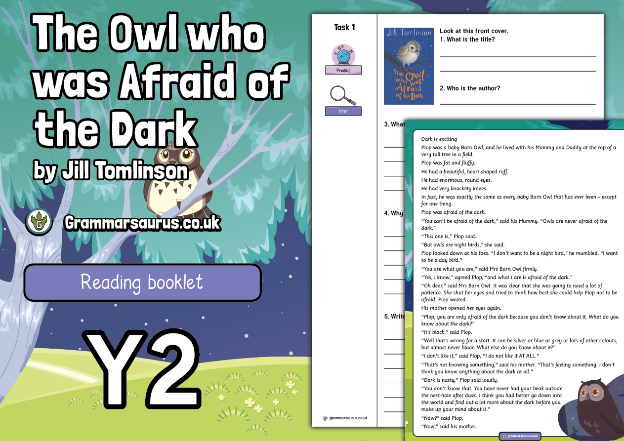 Year 2 Shared Reading Booklet - "The Owl who was Afraid of the Dark" by ...