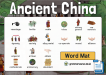 History - Editable Ancient China Word Mat - Grammarsaurus