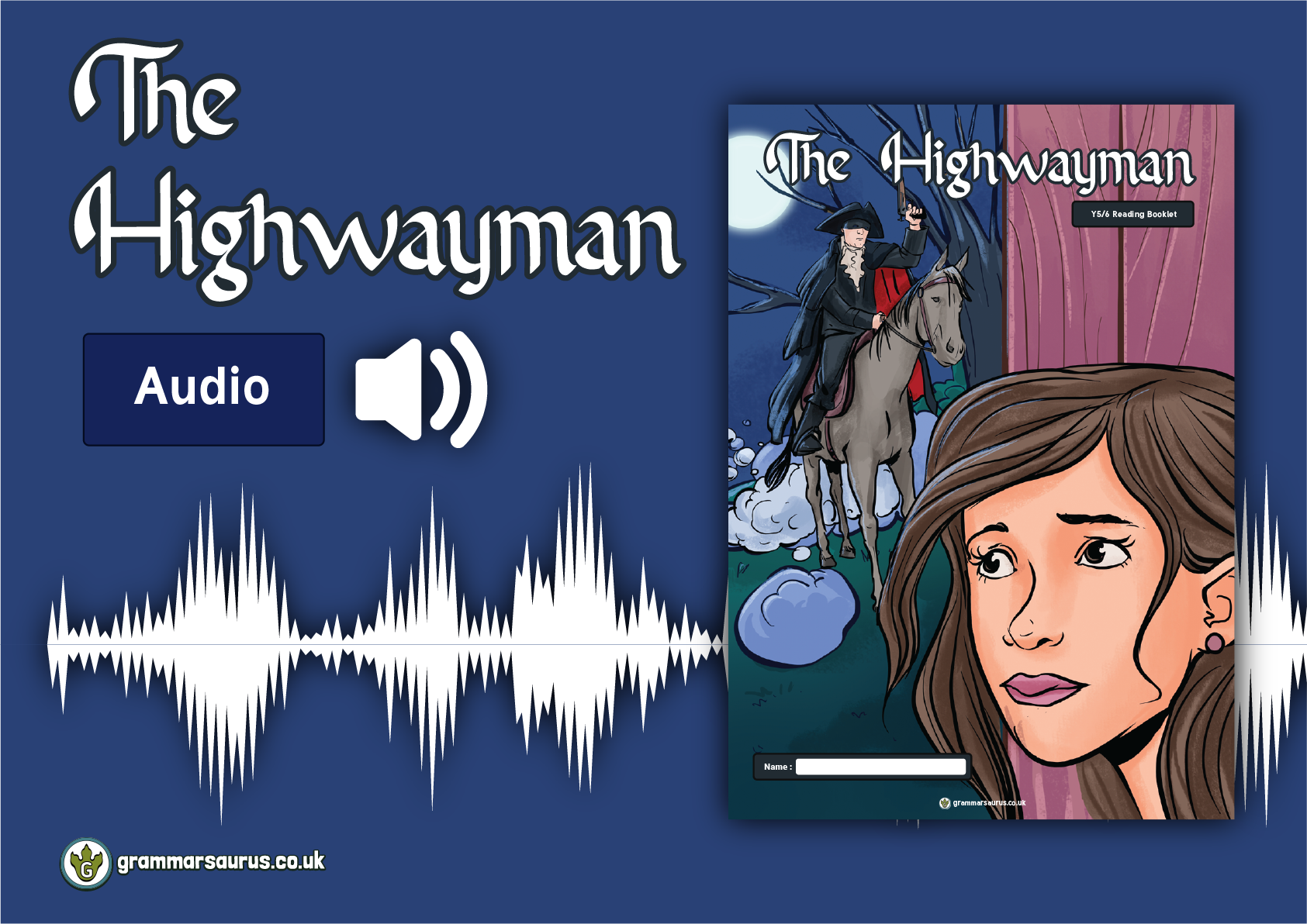 Year 5/6 Shared Reading Booklet – The Highwayman – Language Choice (2g ...
