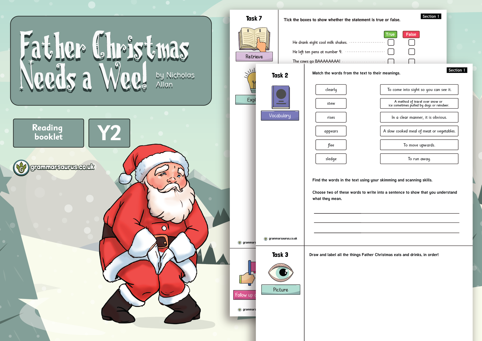 Year 2 Shared Reading Booklet - 'Father Christmas Needs a Wee!' by ...