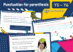 Year 6 SPaG - Punctuation for Parenthesis - Grammarsaurus