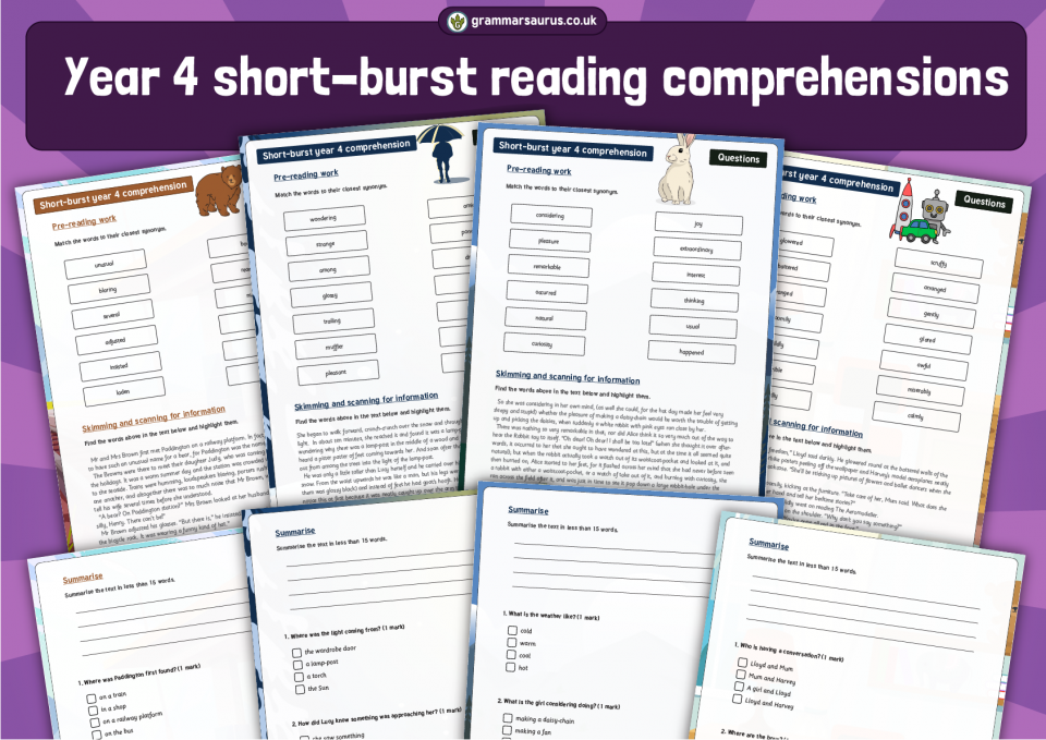 short ad - Grammarsaurus