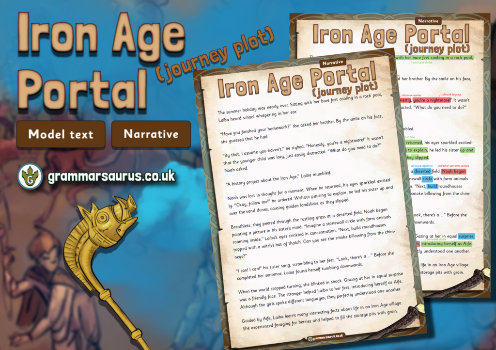 Year 3 Model Text - Narrative - Iron Age portal story ( gbsct P3 ...