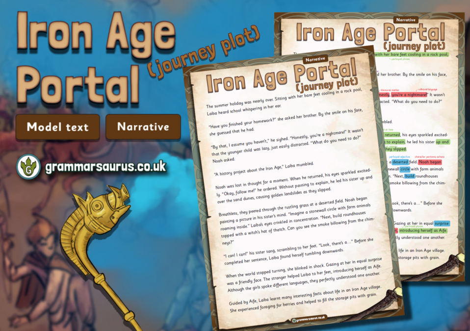 Year 3 Model Text - Narrative - Iron Age portal story ( gbsct P3 ...