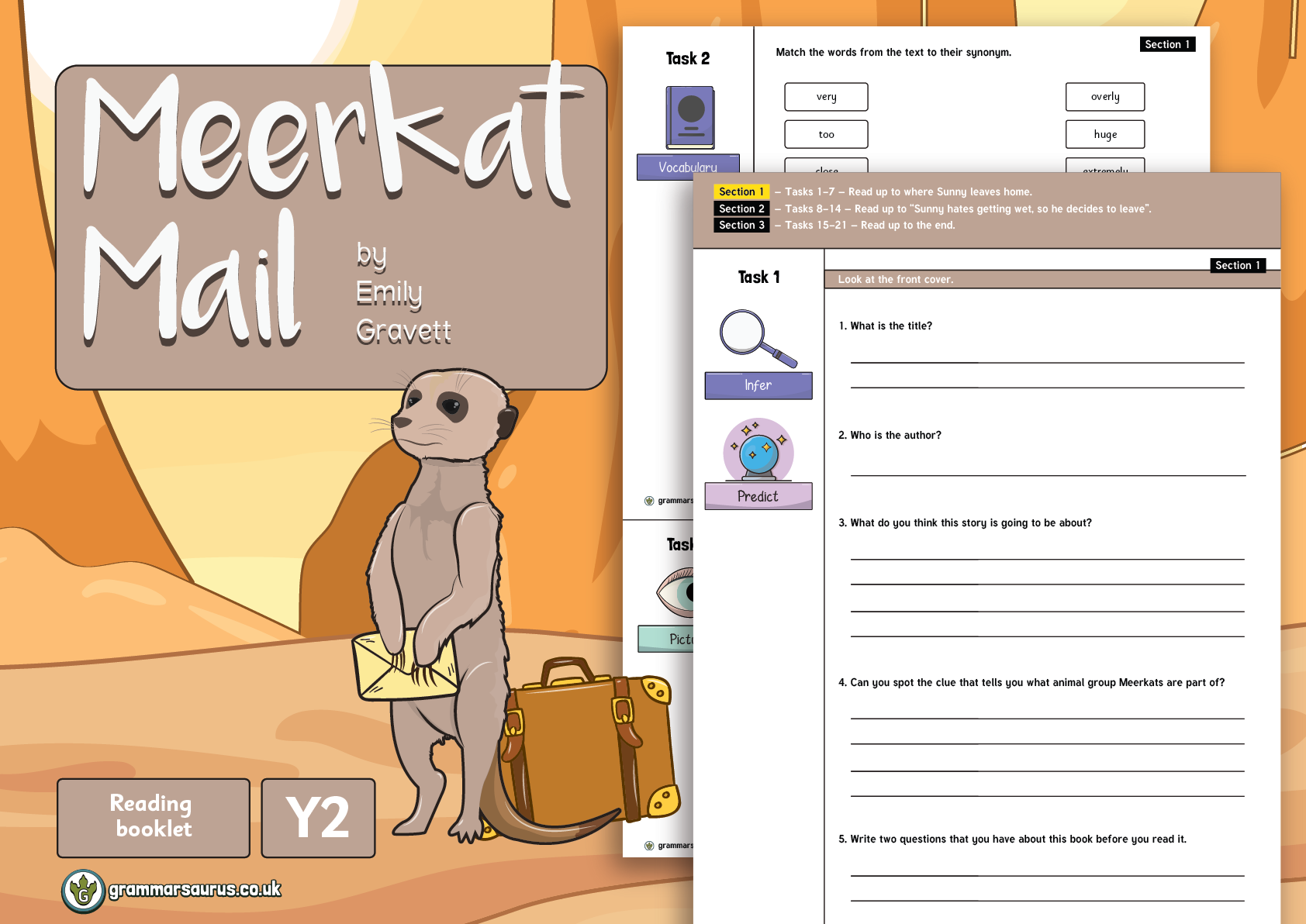 Year 2 Shared Reading Booklet - 'Meerkat Mail' by Emily Gravett ...