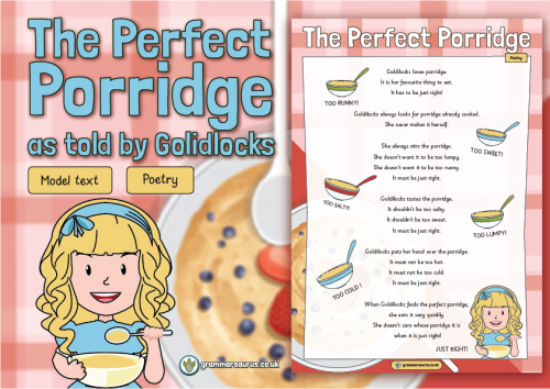 How does Goldilocks find the perfect porridge_Ad - Grammarsaurus