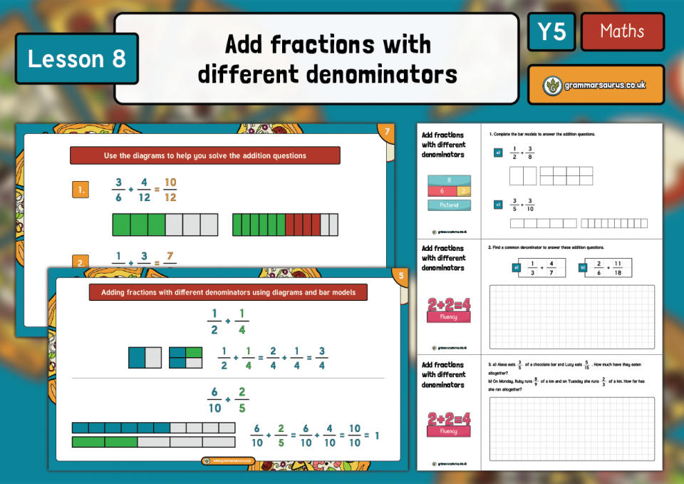 Describing And Ordering Fractions