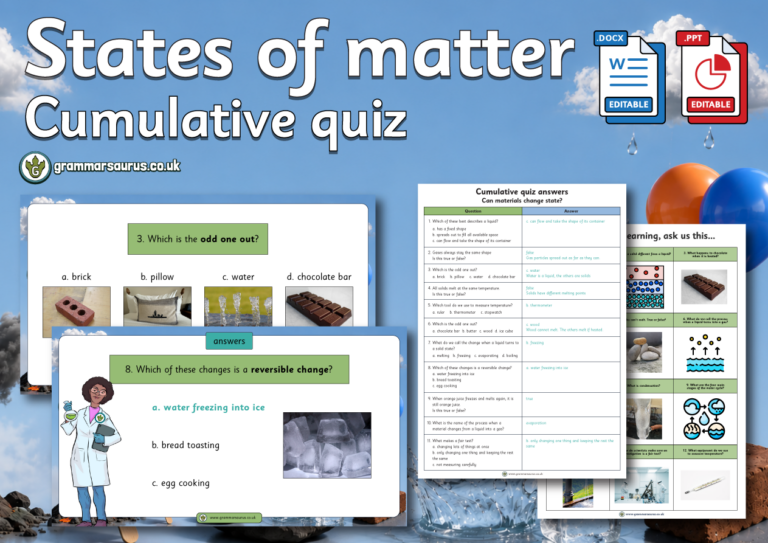 cumulative quiz web ad - Grammarsaurus