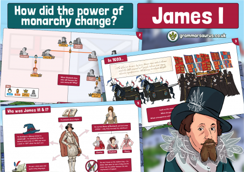 Changing Powers of Monarchy - King James VI & I - Grammarsaurus