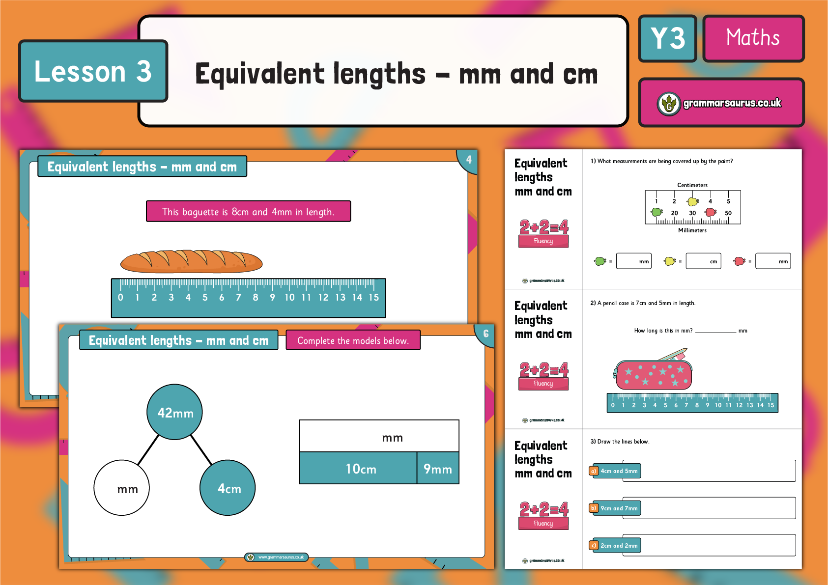 Year 3 Length And Perimeter Equivalent Lengths mm And Cm Lesson 3 year-3-length-and-perimeter-equivalent-lengths-mm-and-cm-lesson-3