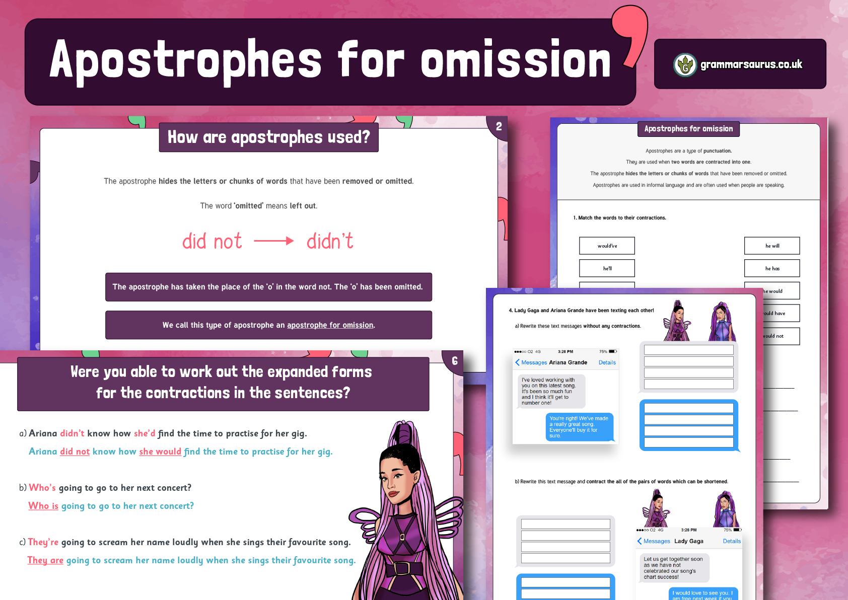 Apostrophes For Omission Worksheet Year 6 Apostrophes (1) Sentences